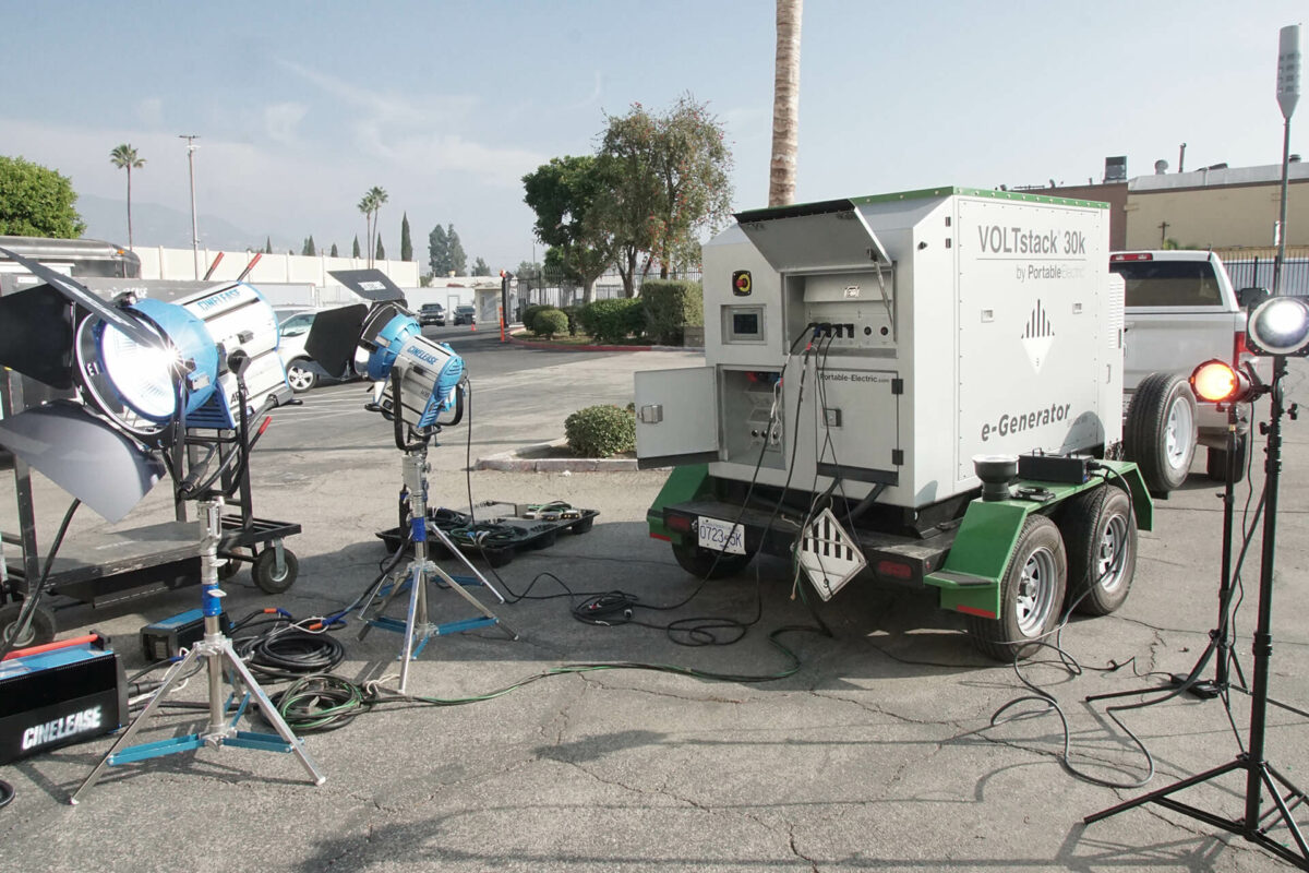 Clean Energy Film Set Generators | Sustainable Film Production