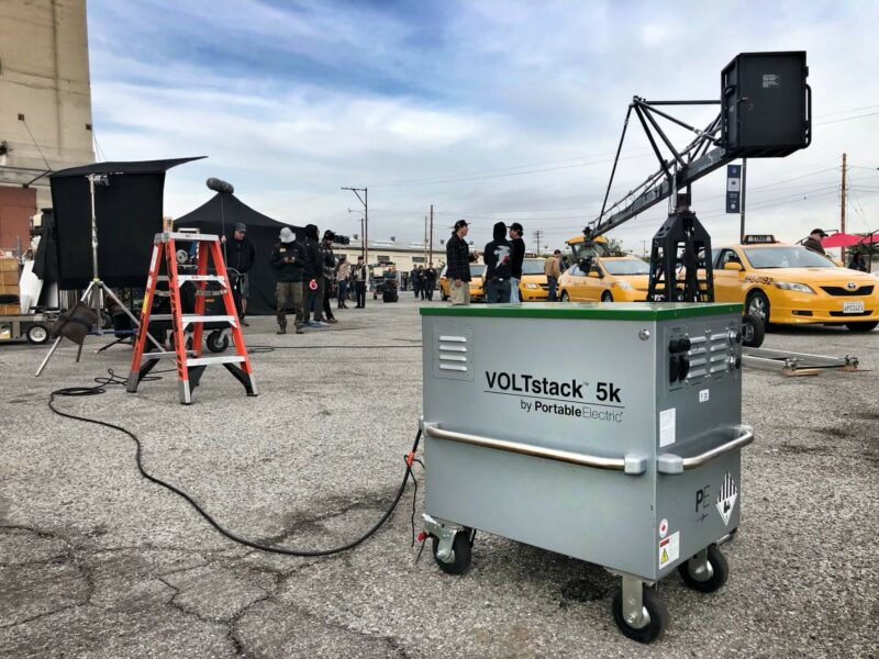 Wrath of Man: Voltstack provides clean power during production